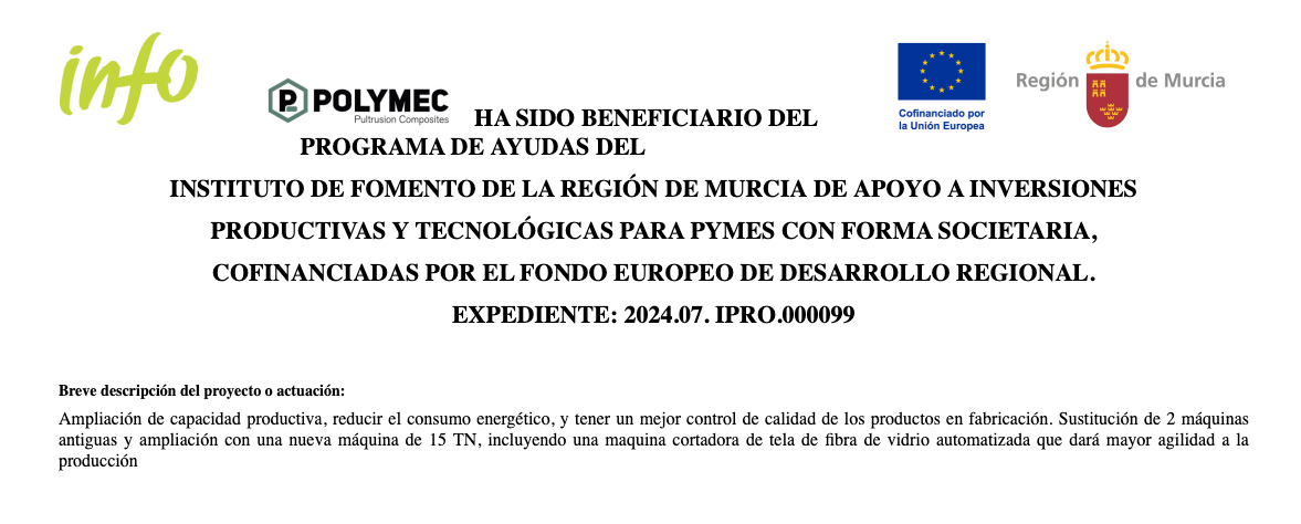 Programa de fomento de la región de Murcia de apoyo a inversiones productivas y tecnológicas ...